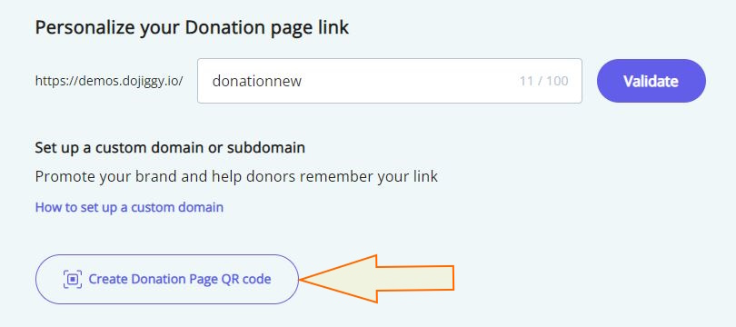 How to Create a QR Code for Your Donation Page – DoJiggy Knowledge Base