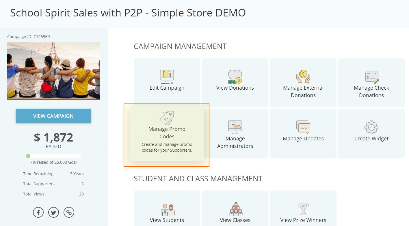 Add promo codes and offer supporters discounts – DoJiggy Knowledge Base