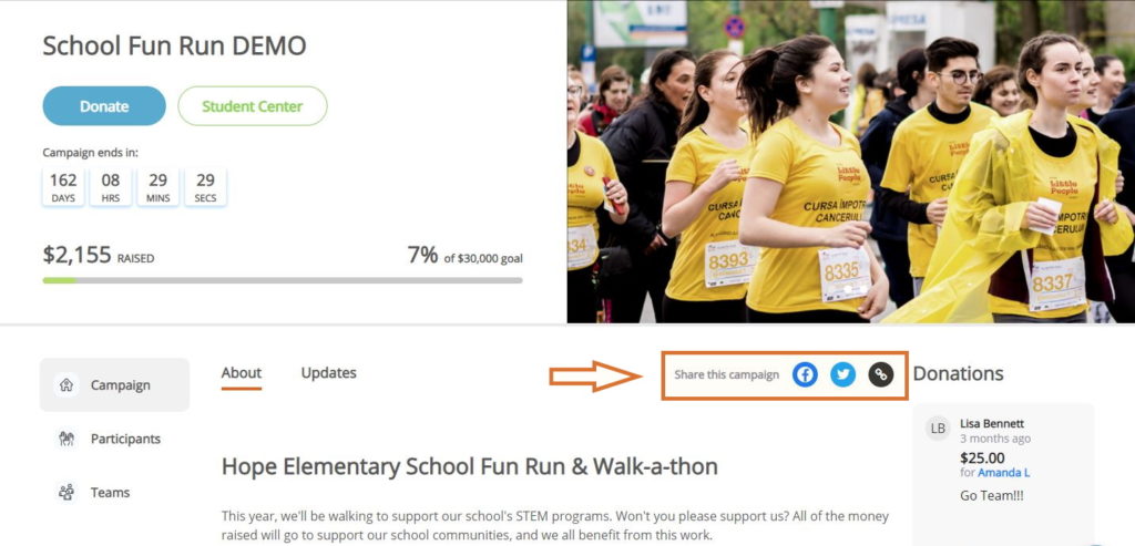 How to find and share your Campaign URL – DoJiggy Knowledge Base