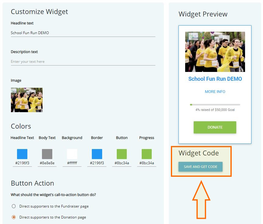 Create a Widget for Your Campaign or Donation Page – DoJiggy Knowledge Base