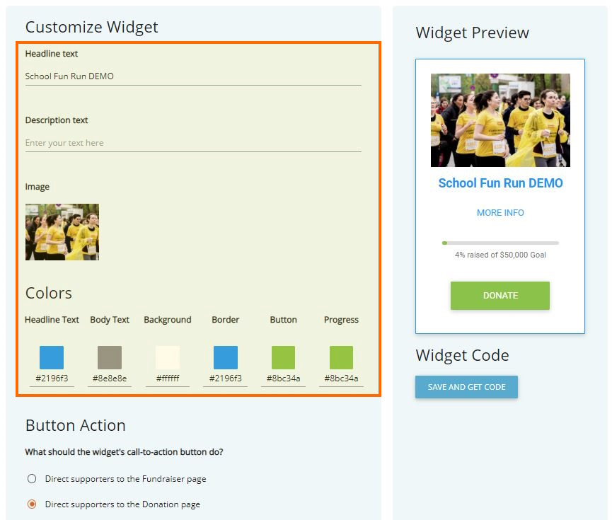 Create a Widget for Your Campaign or Donation Page – DoJiggy Knowledge Base