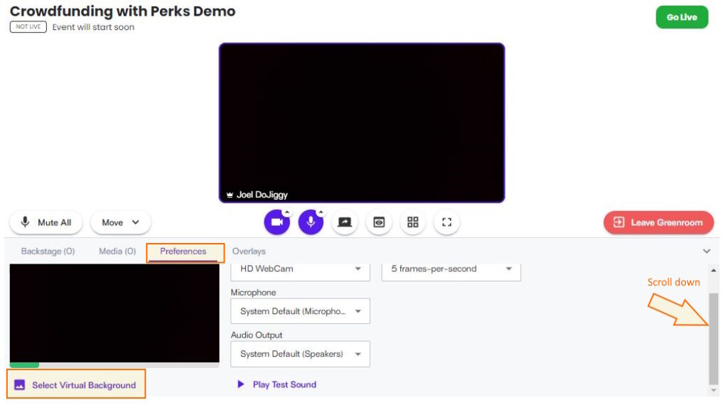 How to Add a Virtual Background to Your Livestream – DoJiggy Knowledge Base